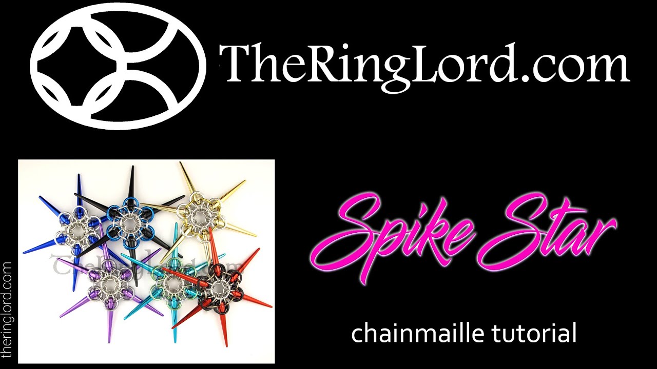 Spike Star - FREE PATTERN - TheRingLord.com - YouTube