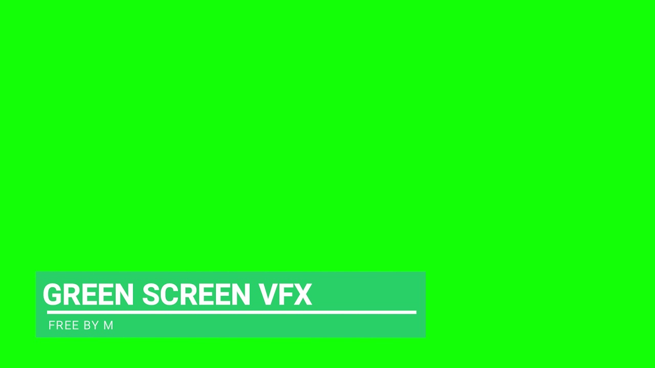 Green Screen free Lower Third Effects-1 | 4K | Chroma Key | free by M ...