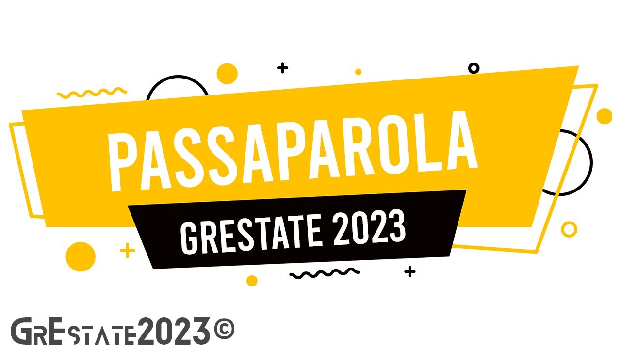 PassaParola - Sigla GrEstate 2023 - YouTube