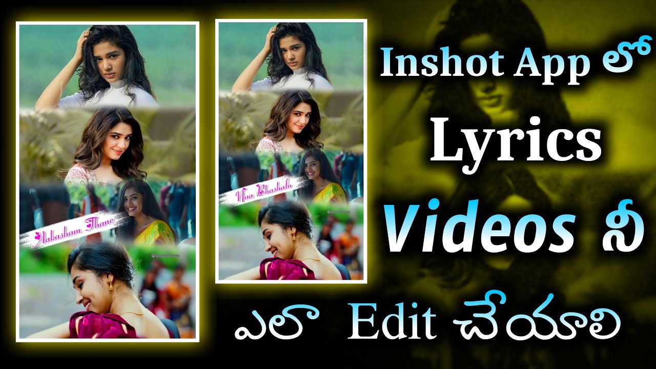 Trending lyrics video status editing tutorial|Inshot Lyrical Video ...