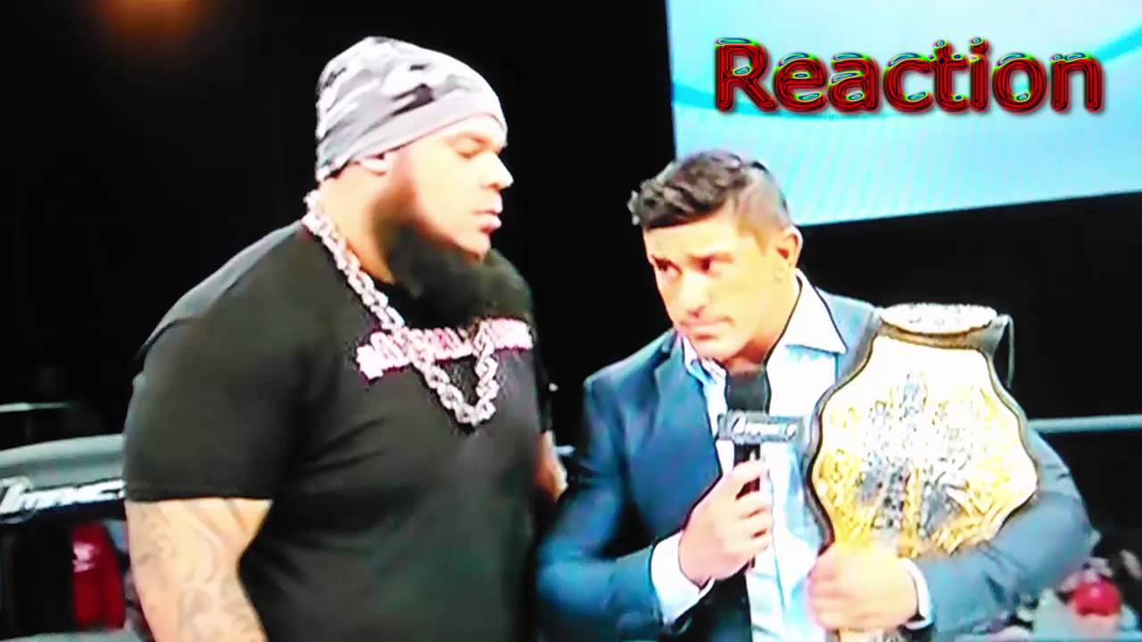 Impact Wrestling 1/12/16 EC3 Denied Tyrus TNA World Championship Match ...