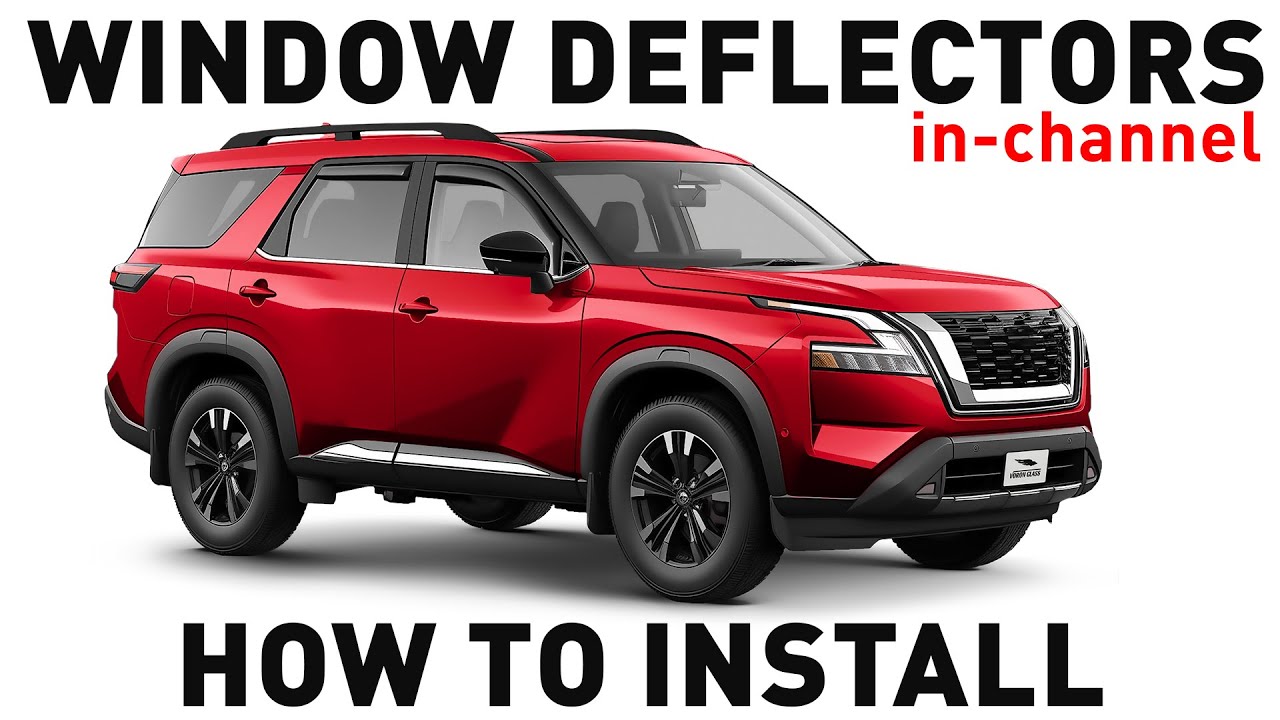 How to install Shatterproof In-Channel Window Deflectors for Nissan ...