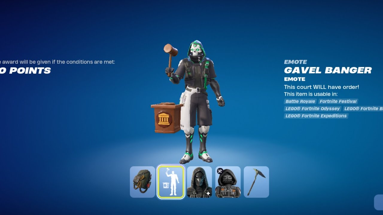 How To Get Gavel Banger Emote NOW FREE in Fortnite! (Free Gavel Banger ...