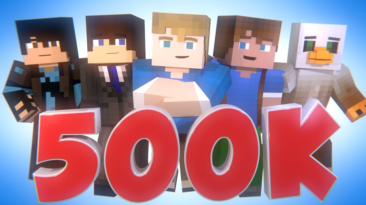 500k Subscriber Special (Minecraft Animation Montage) - YouTube