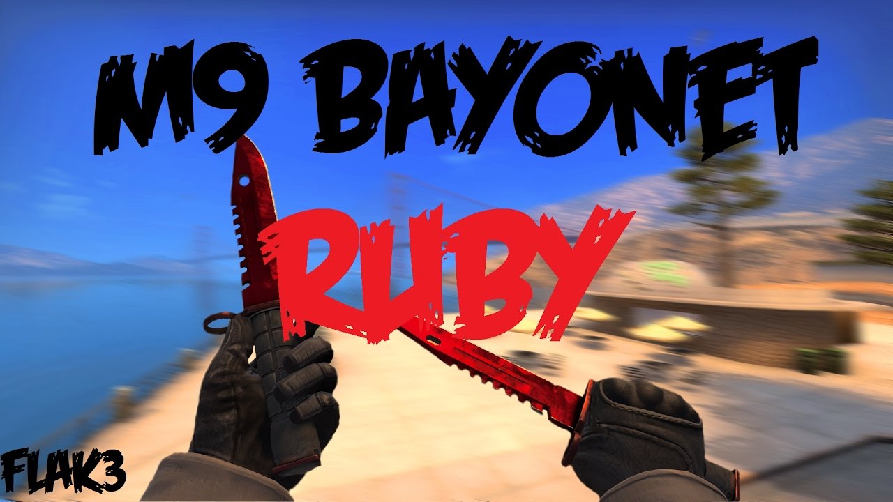 M9 Bayonet Ruby HD Para CS 1.6 [2017] - YouTube