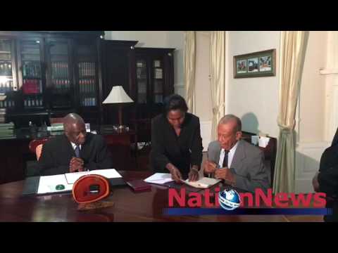 Sir Philip Greaves, acting Governor General - YouTube