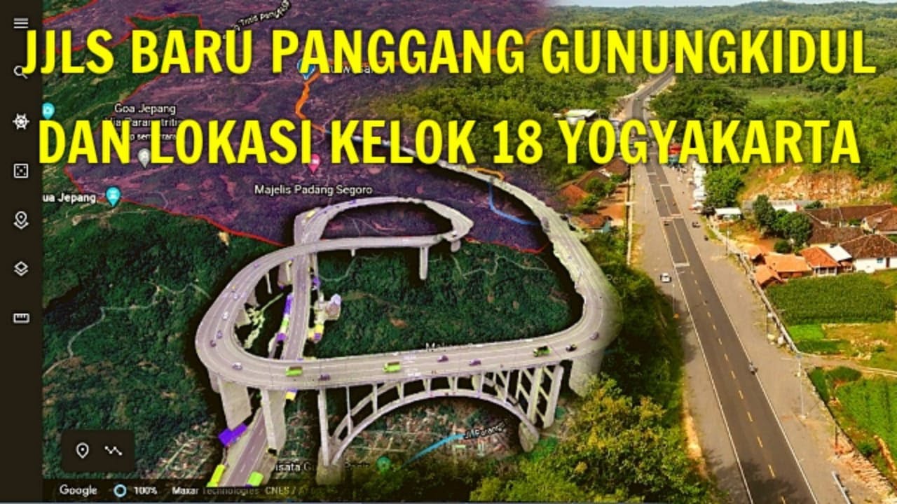 Menyusuri Jalan Baru JLS Panggang Gunungkidul Yogyakarta dan menelusuri ...