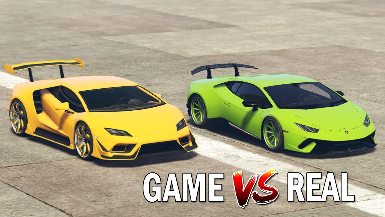 GTA 5 ONLINE TEMPESTA VS LAMBORGHINI HURACAN(GAME VS REAL WHICH IS ...
