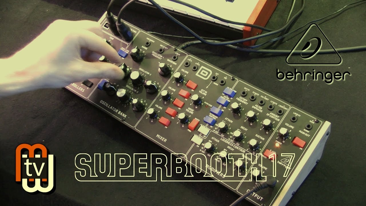 Minimoog Model D от Behringer (Superbooth 2017) - YouTube