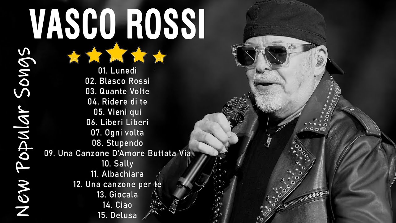 Le migliori canzoni di Vasco Rossi - Vasco Rossi 20 migliori successi ...