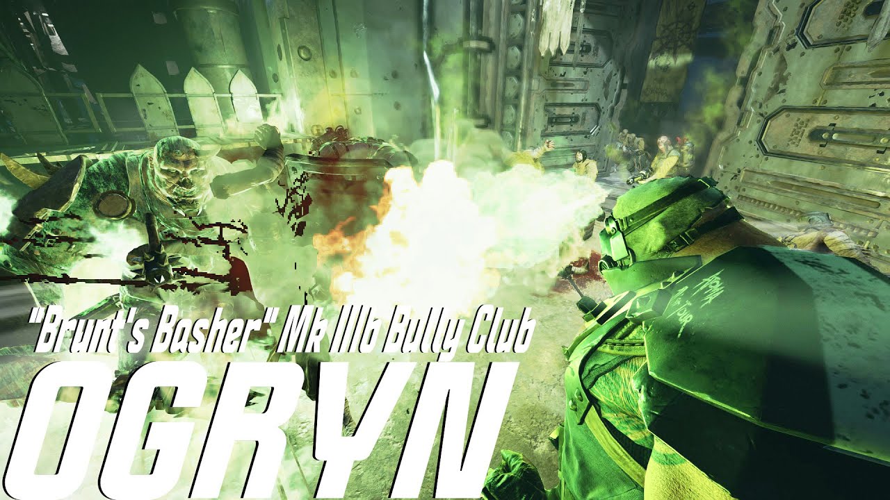 Melee Ogryn + "Brunt's Basher" Mk IIIb Bully Club - Auric Hi Shock ...