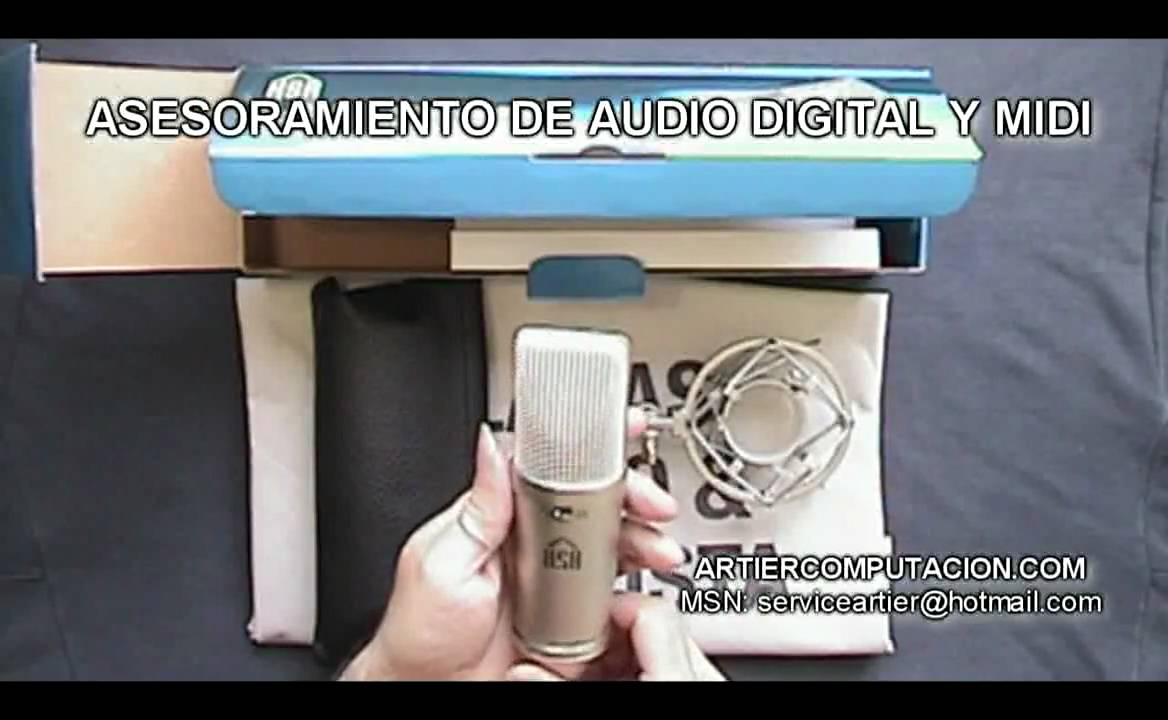 HSR 3.2 Micrófono multipatrón condenser phantom en artier - YouTube