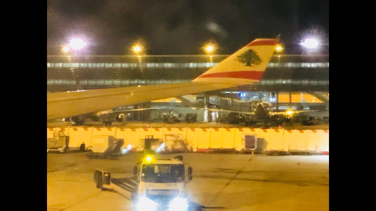 MEA Middle East Airlines Flight from Beirut Lebanon to Paris CDG in 4K ...