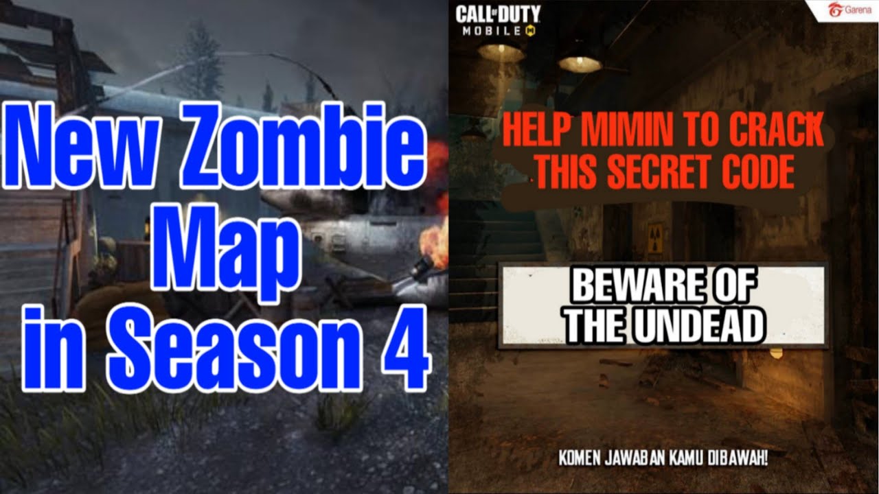 New Zombie Map in Season 4 | cod mobile season 4 leaks - YouTube