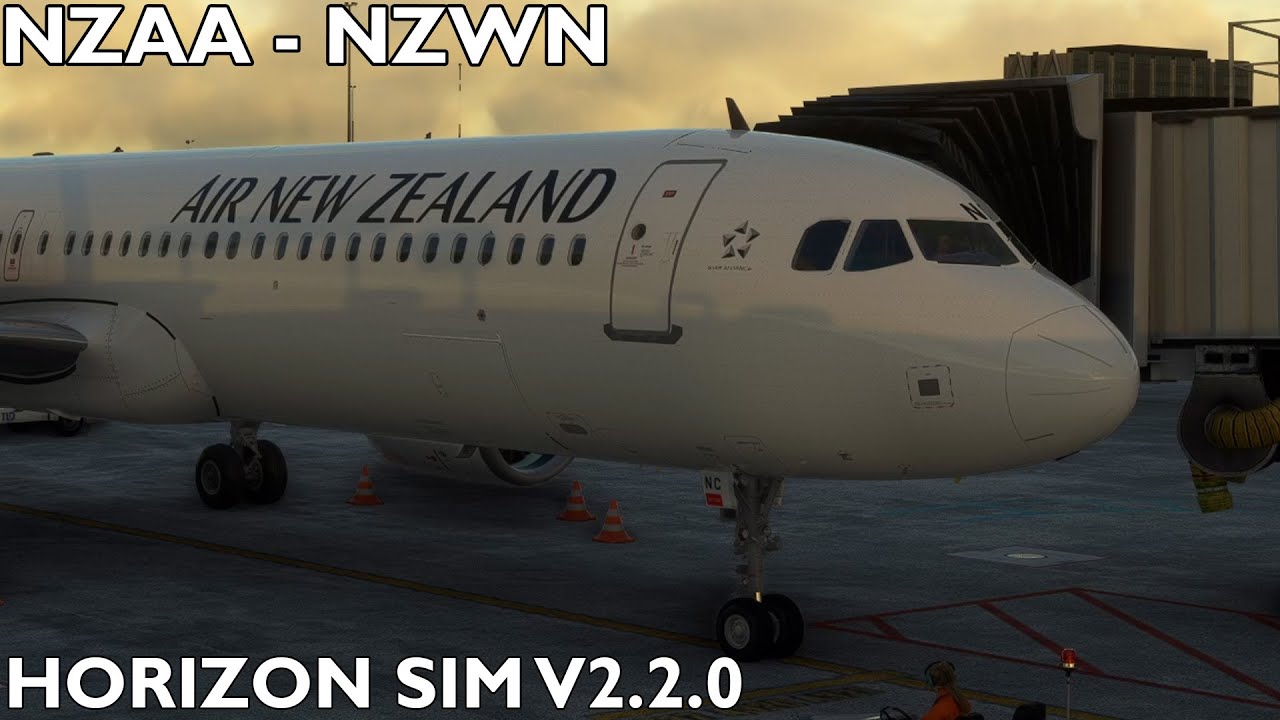 ️ NZAA NZWN ️ A321 NEO v2.2 + ANZ Ops 🥝 - YouTube