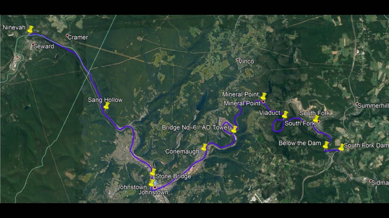 The Path of the Johnstown Flood – Jonathan Thomas – HIST 705 - YouTube