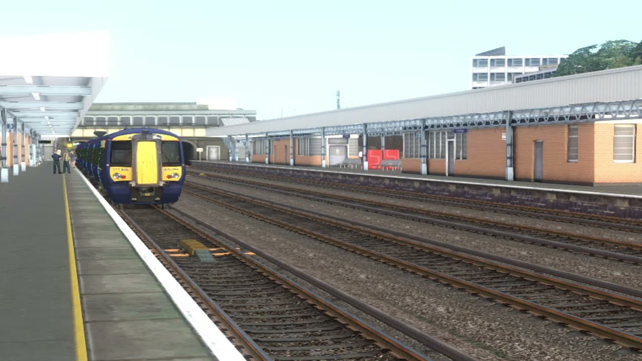 Train Simulator : Class 375 South Eastern at Tonbridge - YouTube