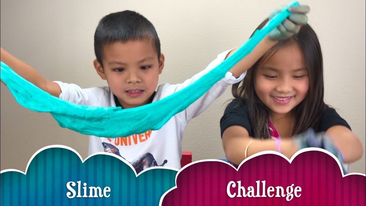 Slime challenge Alex vs. Olivia - YouTube