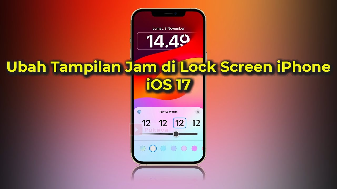 Cara Mengubah Tampilan Jam di iPhone iOS 17 (XR, XS, 11, 12, 13, 14, 15 ...