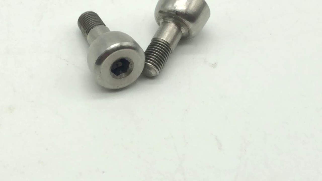 Custom special head hex socket bolt stainless steel M16 bolts - YouTube