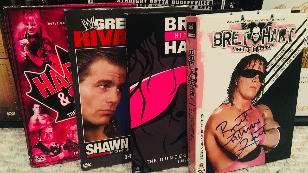 WWE Bret "The Hitman" Hart DVD Collection Review - YouTube