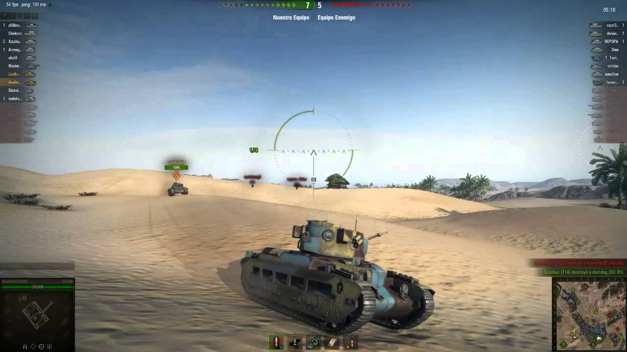 World of Tanks gameplay español Matilda Tier IV - YouTube