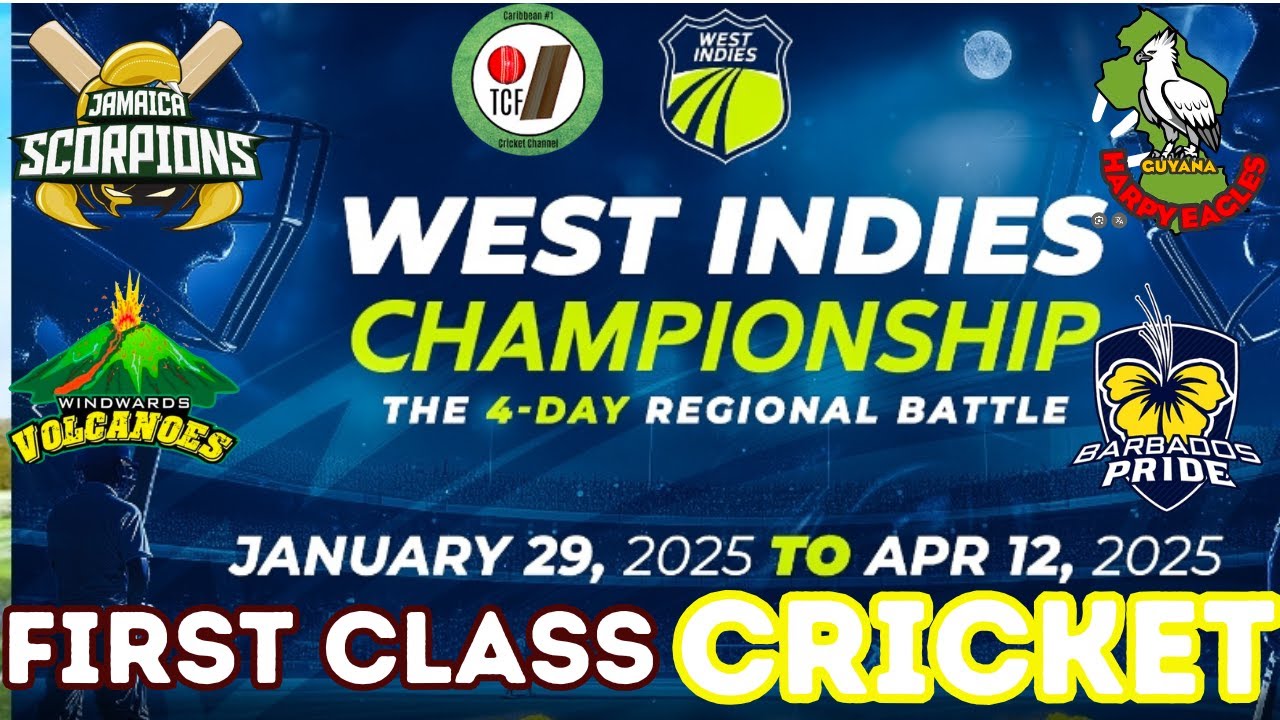 Live Cricket Today: West Indies Regional 4-Day Tournament; Jamaica vs ...