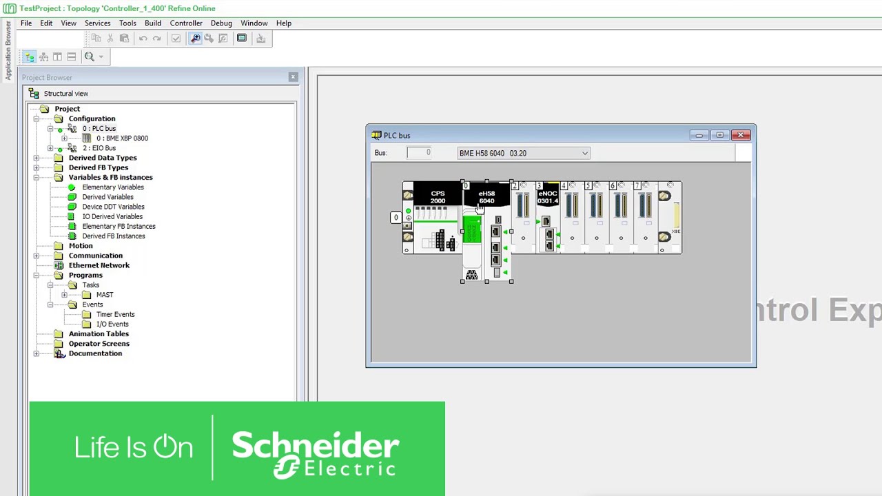 How to resolve Task NoSynch status from M580 in Ecostruxure Process ...