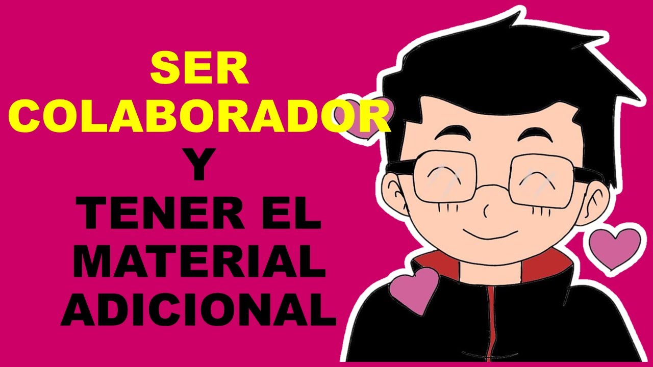 Soy Docente: SER COLABORADOR Y TENER EL MATERIAL ADICIONAL - YouTube