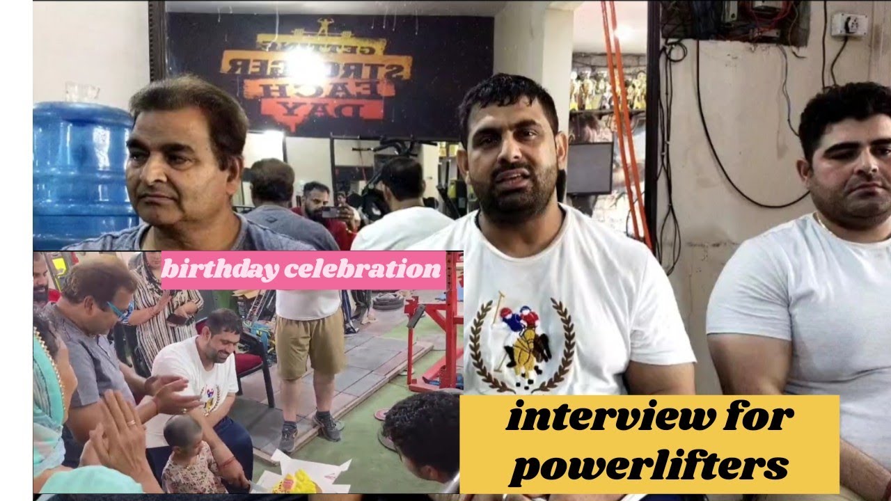Powerlifting Neeraj Antil Interview and Guru ji ka birthday celebrate # ...