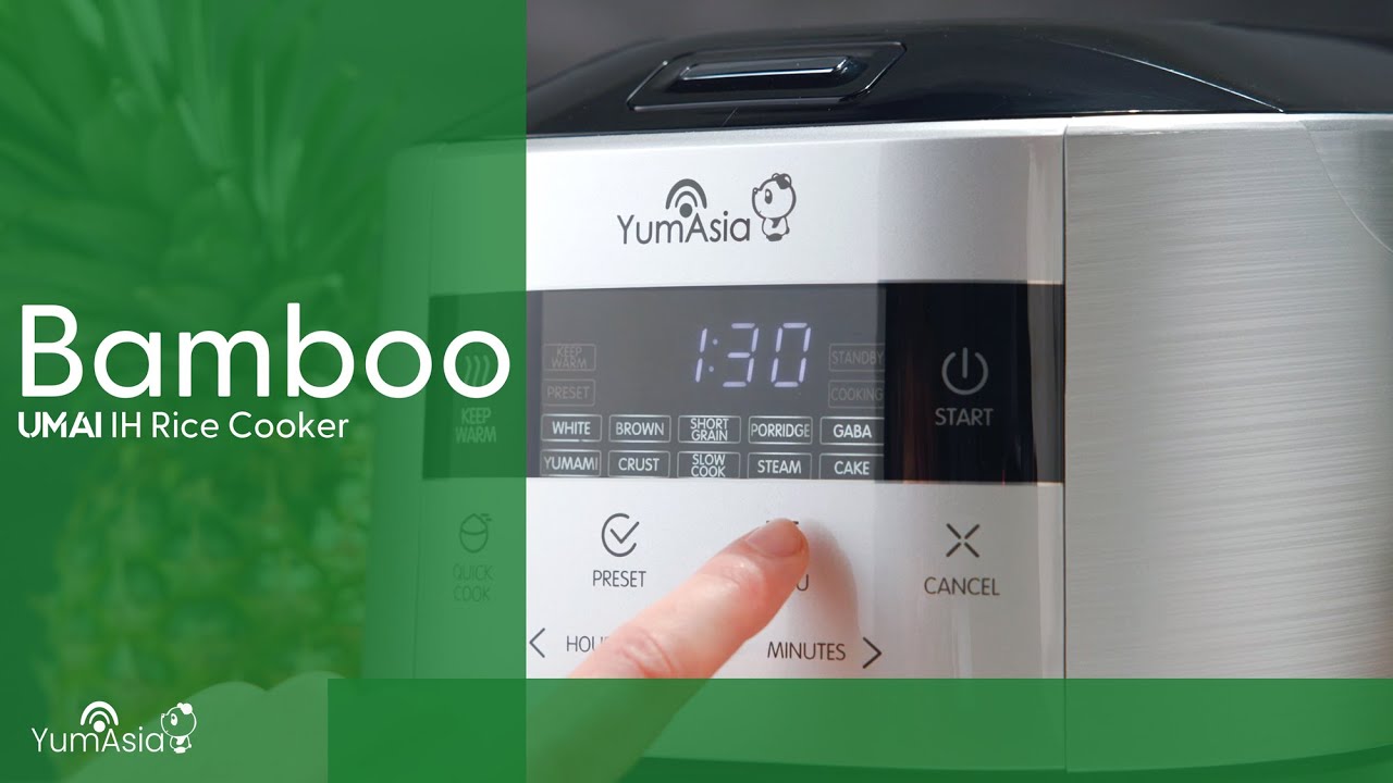 Yum Asia Bamboo UMAI Induction Heating Rice Cooker - A Master Of Rice ...