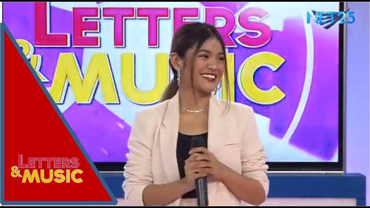 Maria Laroco promotes her latest single 'Pilit Pa Rin' (NET25 Letters ...