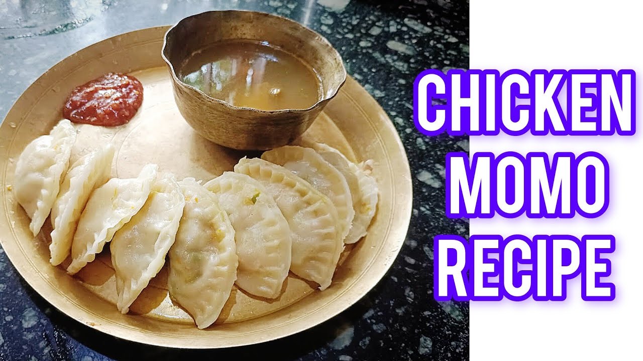 Yummy Chicken Momo With Momo Chutney Recipe - YouTube