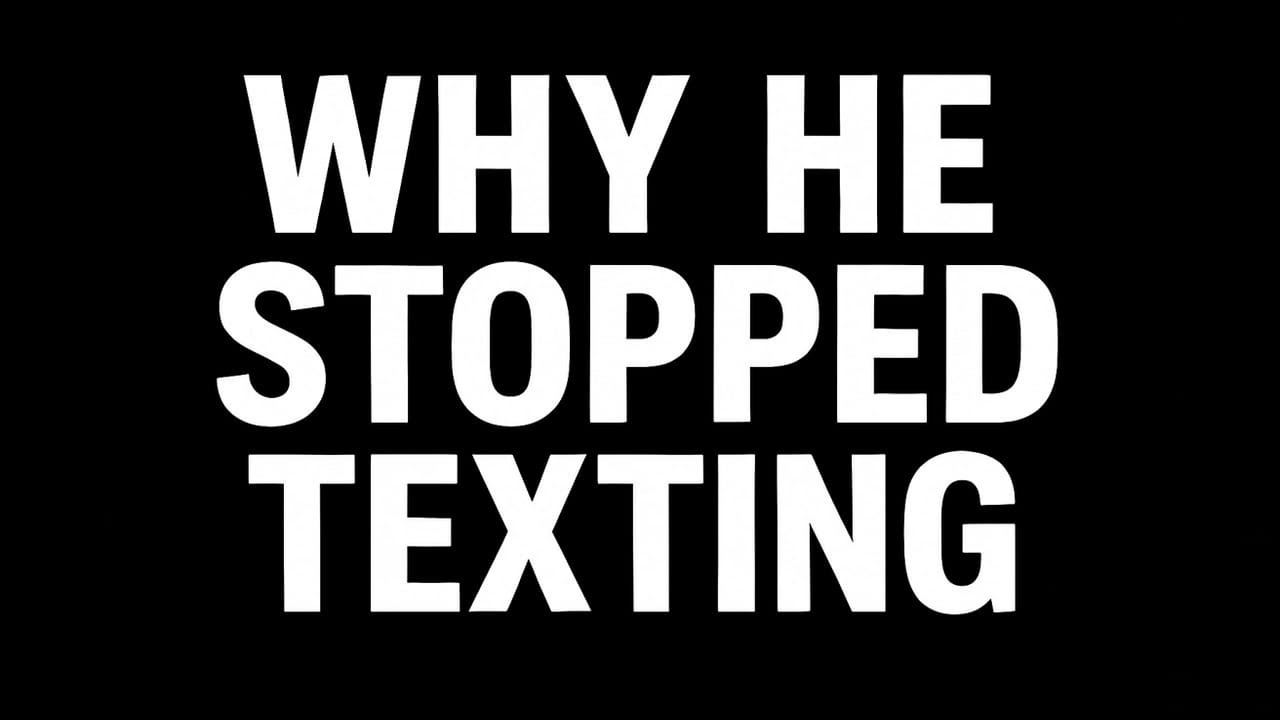 Why He Stopped Texting You Back (And How to Make Him Regret It) - YouTube