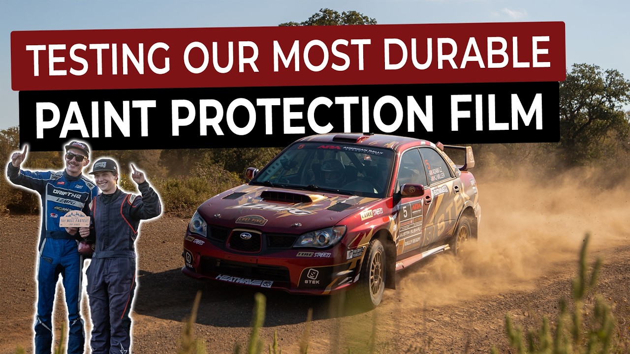 Paint Protection Film vs. STI Rally Car with Adam LZ | STEK USA - YouTube