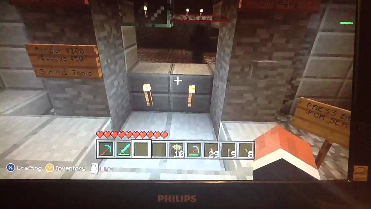 Minecraft Redstone Creations- Walls With Messages - YouTube