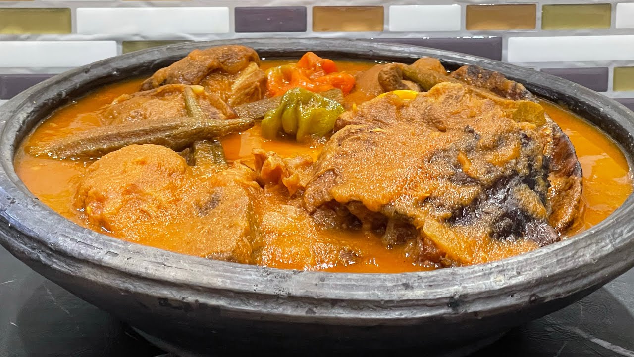 Tasty Delicious Goat Meat Light Soup With Plantain Fufu is always ...