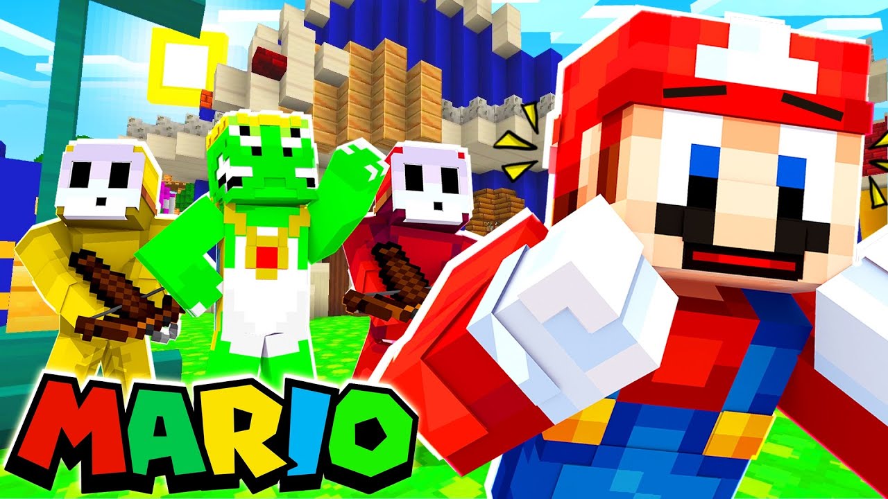 Mario CAUGHT In A SNEAK ATTACK! | Minecraft Super Mario | [140] - YouTube