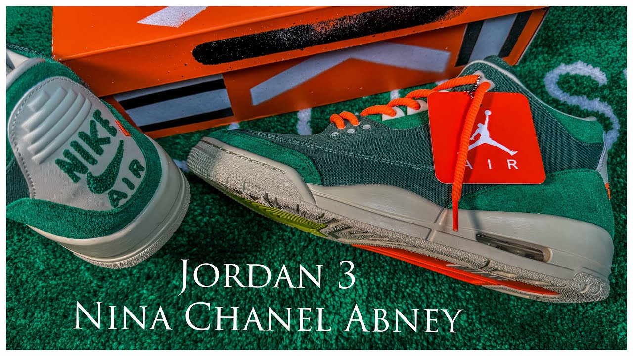 The BEST Air Jordan 3 Collab Ever Made! Nina Chanel Abney Jordan 3 # ...