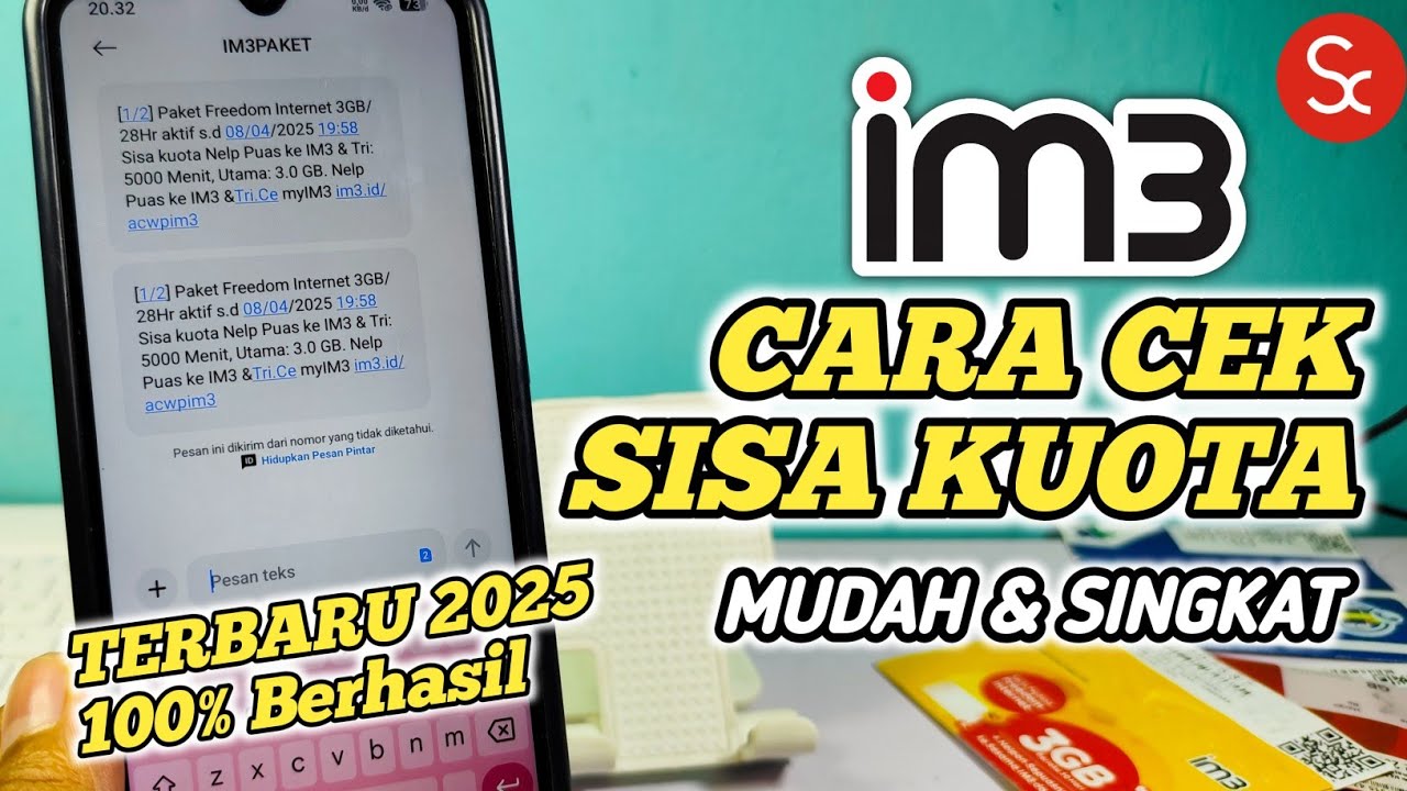 CARA CEK KUOTA IM3 2025 | CEK KUOTA IM3 | CEK KUOTA INDOSAT - YouTube