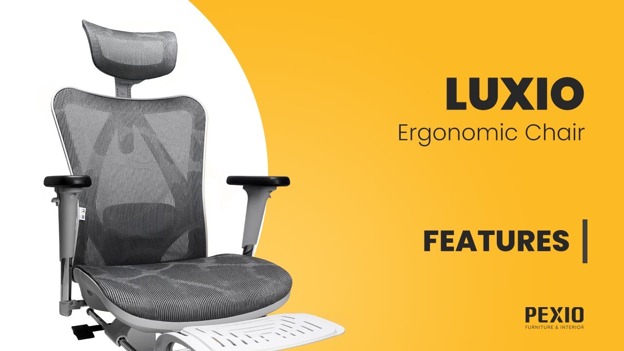 Ergonomic Office Chair - Luxio - YouTube