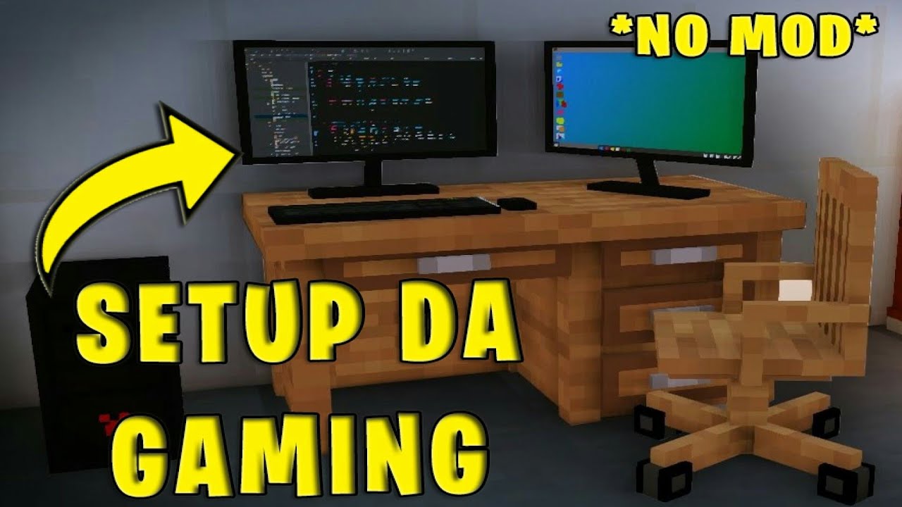 COME CREARE UN SETUP DA GAMING *SENZA MOD* - Minecraft ITA - YouTube