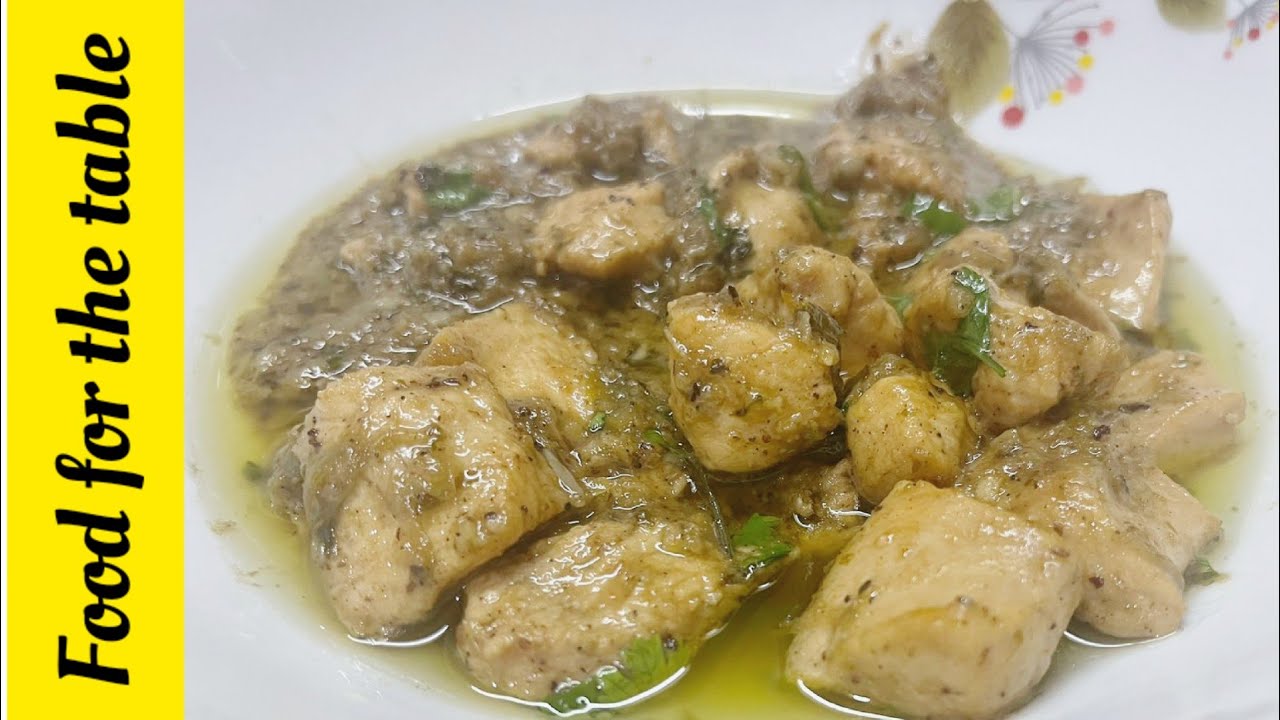 Green Chicken Recipe |Chicken Hariyali Curry | Easy Murgh Hara Masala ...
