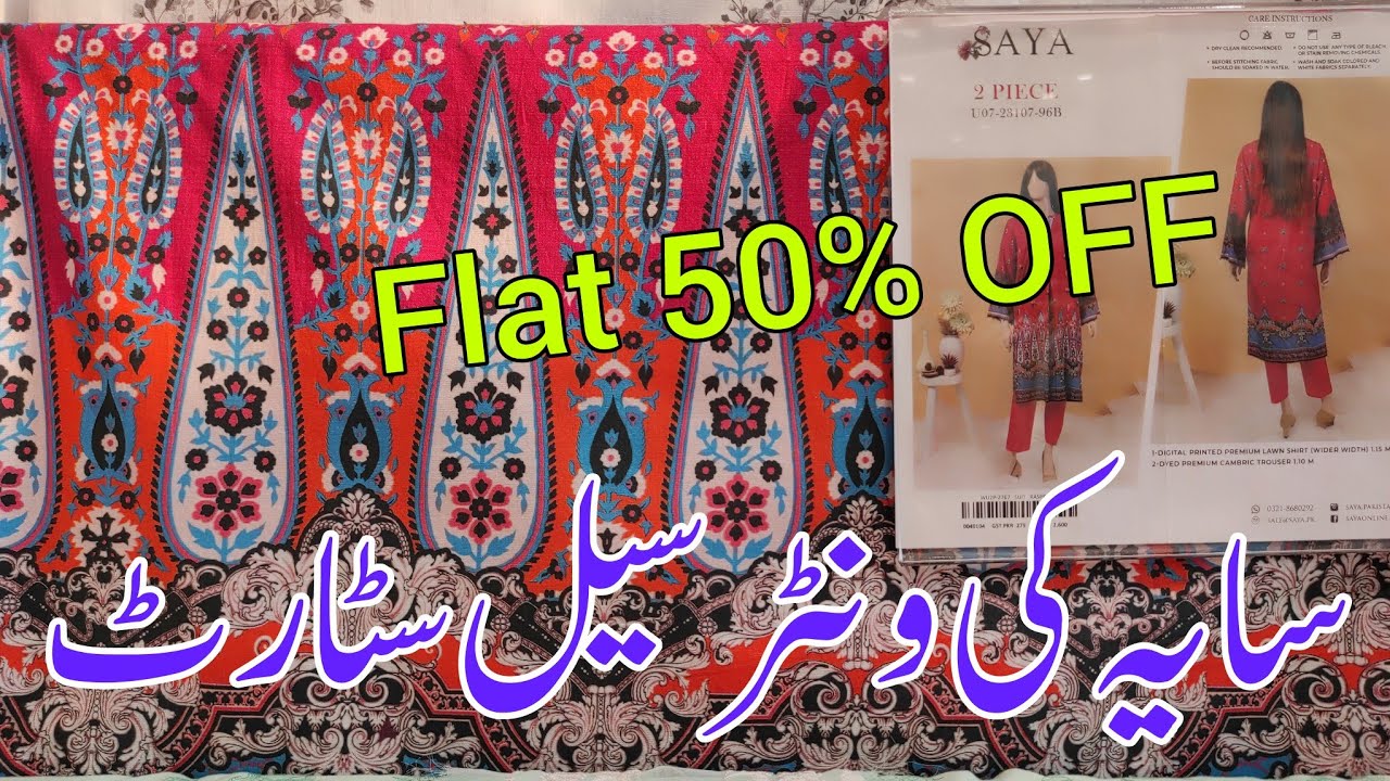 SAYA brand sale 2023 / saya winter collection 2023 / saya summer ...