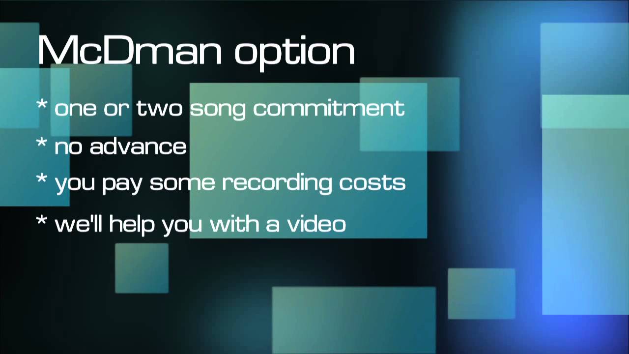 a basic explanation of record deals - YouTube