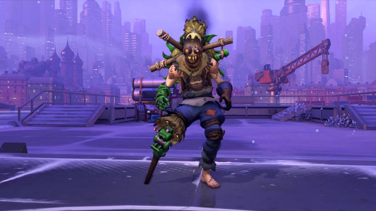 Scarecrow Junkrat - New Skins - Overwatch - News from Blizzard - YouTube