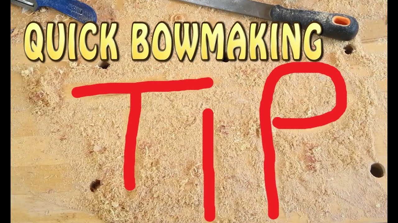 `How to Make A Longbow` series, QUICK TIPS part 2, trips to the tiller ...