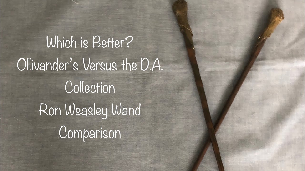 Ron Weasley Wand Comparison! | Noble Collection - YouTube