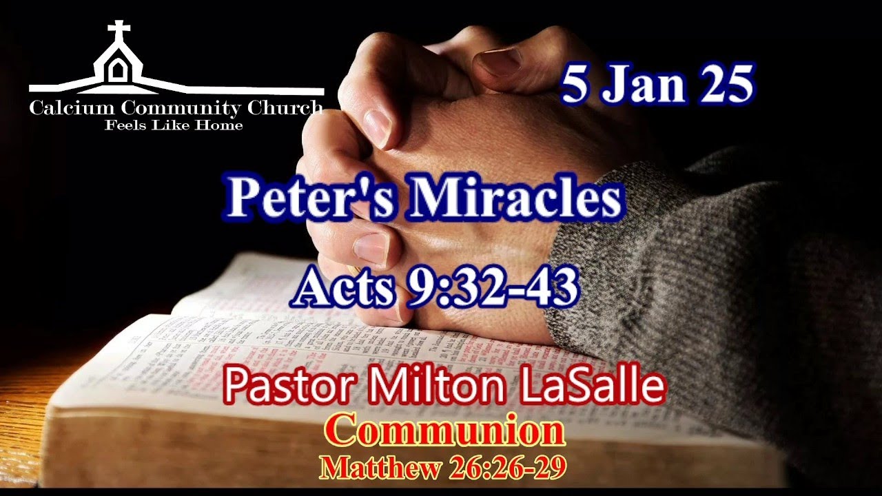 2025 01 05 Sunday Service - Peters Miracle's - YouTube