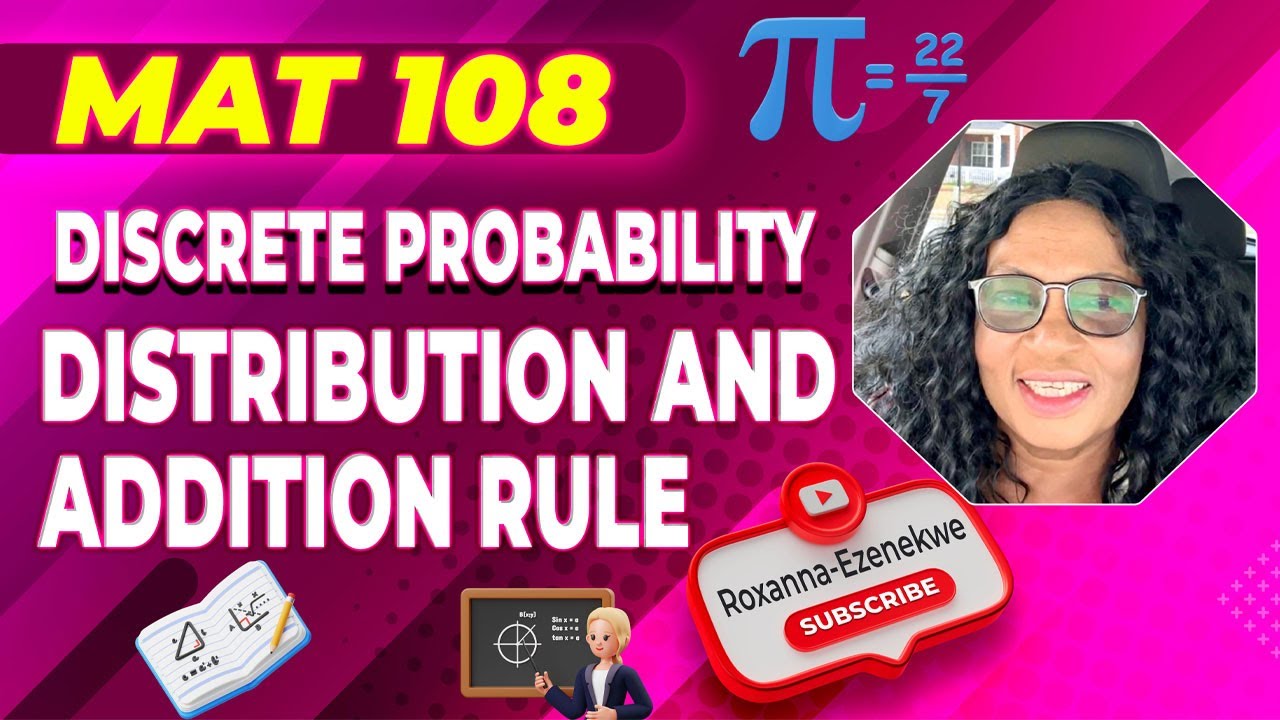 MAT 108 Unit 3 Test review Discrete prob distribution and addition rule ...